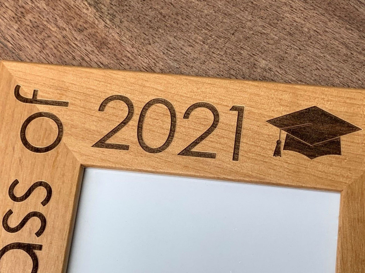Personalized Graduation Picture Frame | Run Wild Engraving